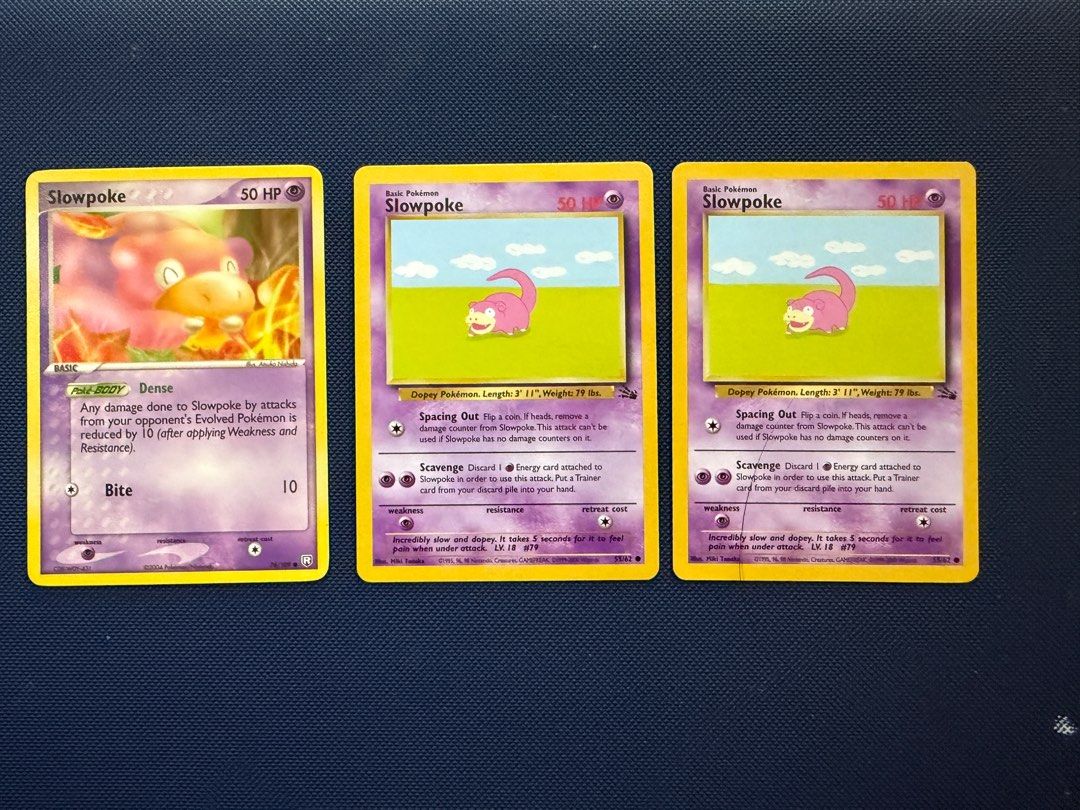 ALL FOR $15 Slowpoke Team Rocket Returns Fossil Pokemon Card Non-Holo ...