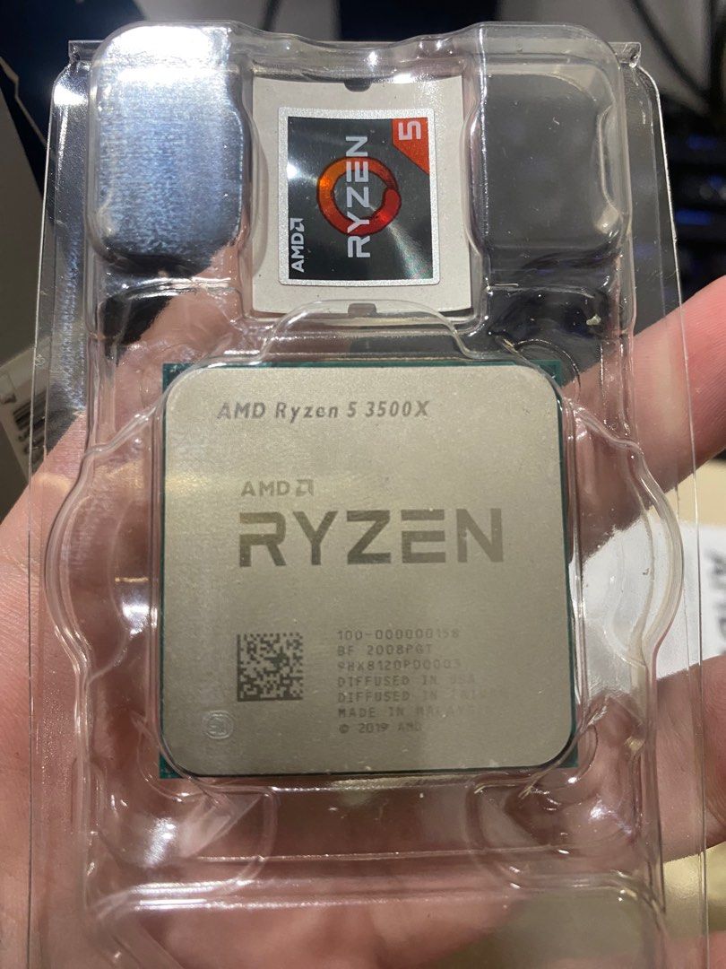 (二手)AMD Ryzen 5-3500X 3.6GHz六核心 中央處理器 CPU, 電腦及科技產品, 電腦周邊產品, 電腦周邊產品在旋轉拍賣