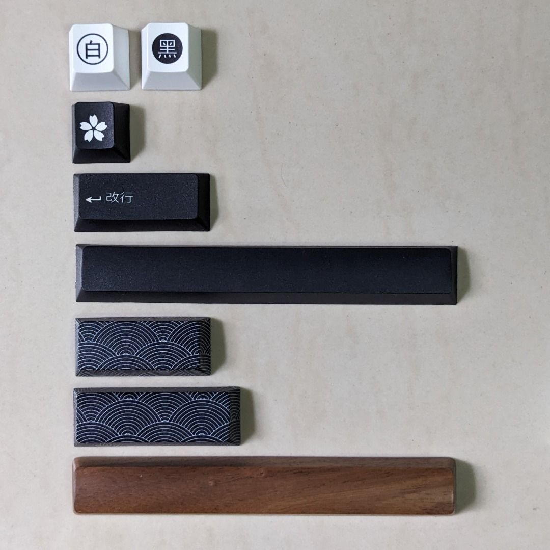 Artisan Accent Novelties Wooden PBT Split Alice Spacebar Cherry Profile ...