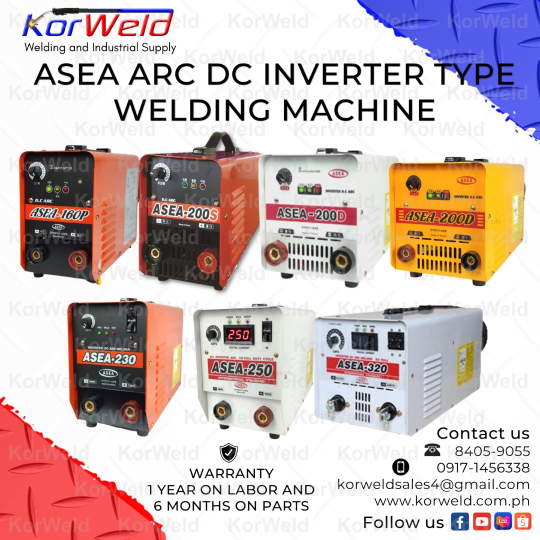 ASEA ARC DC Welding Machine Inverter Type (Made in Korea), Everything ...