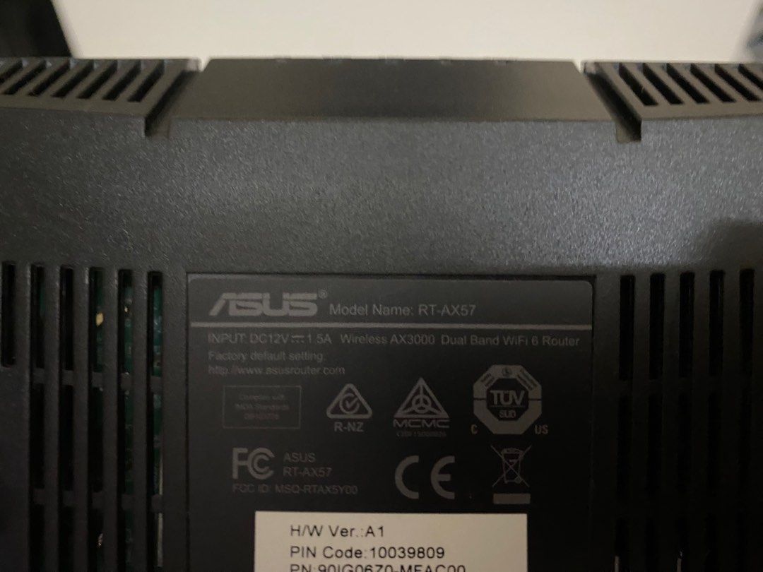 ASUS RT-AX57 WiFi 6 AX3000 Wireless Router with High Power Signal ...