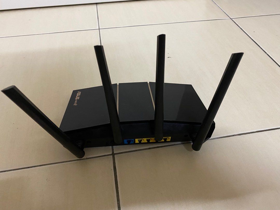 ASUS RT-AX57 WiFi 6 AX3000 Wireless Router with High Power Signal ...