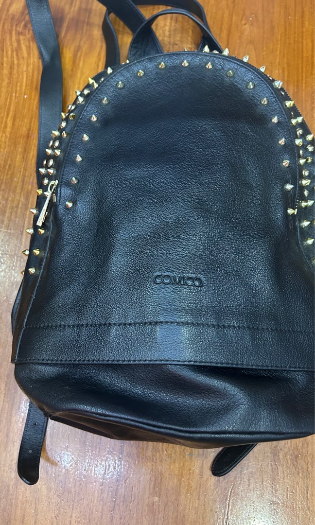 Authentic COMICO backpack with studs, Women's Fashion, Bags & Wallets ...