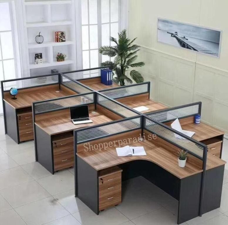 B152 Executive Workstation,with high partion,with/without pedestal ...