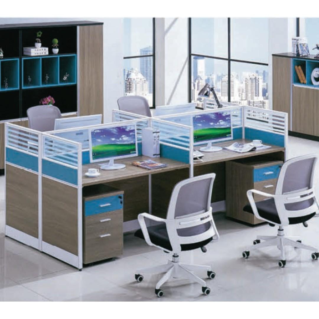 B37 Executive Workstation,with high partion,with/without pedestal ...