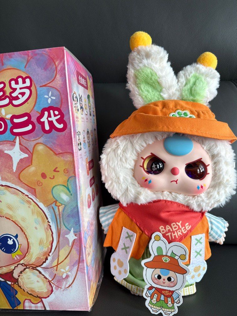 Baby Three BB3 400% v2 small secret - bunny with liquid eyes, Hobbies ...