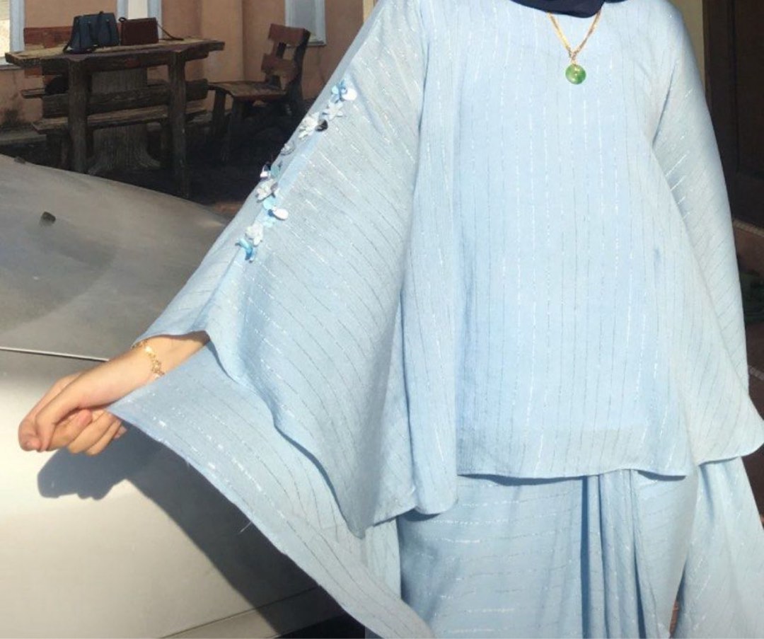 Baju Raya/Kurung Wanzar, Women's Fashion, Muslimah Fashion, Baju Kurung ...