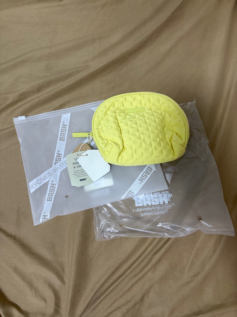 BASH Billow Minis Collection in Maize - Pouch, Women's Fashion, Bags ...