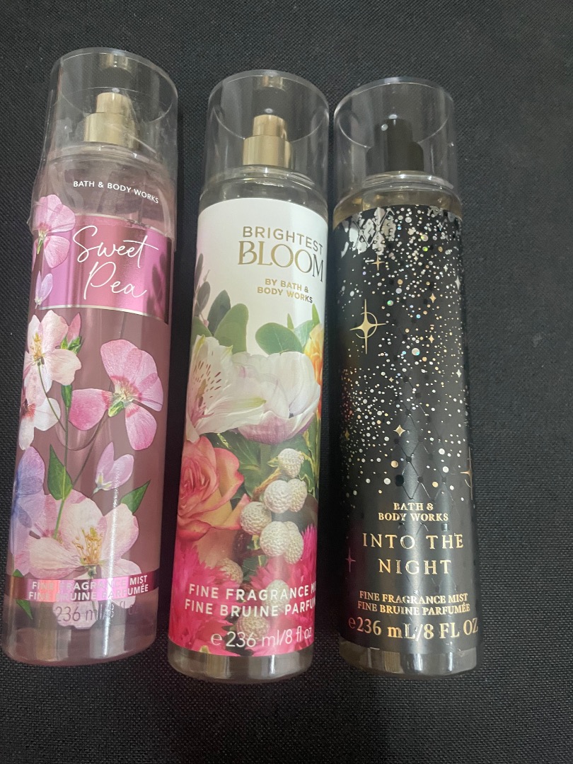 BBW Into the night/Sweat Pea and Bloom, Beauty & Personal Care, Bath & Body, Body Care on Carousell