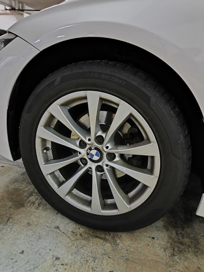 BMW F30 Style 395 Rims 17" + Tyres, Auto Accessories on Carousell
