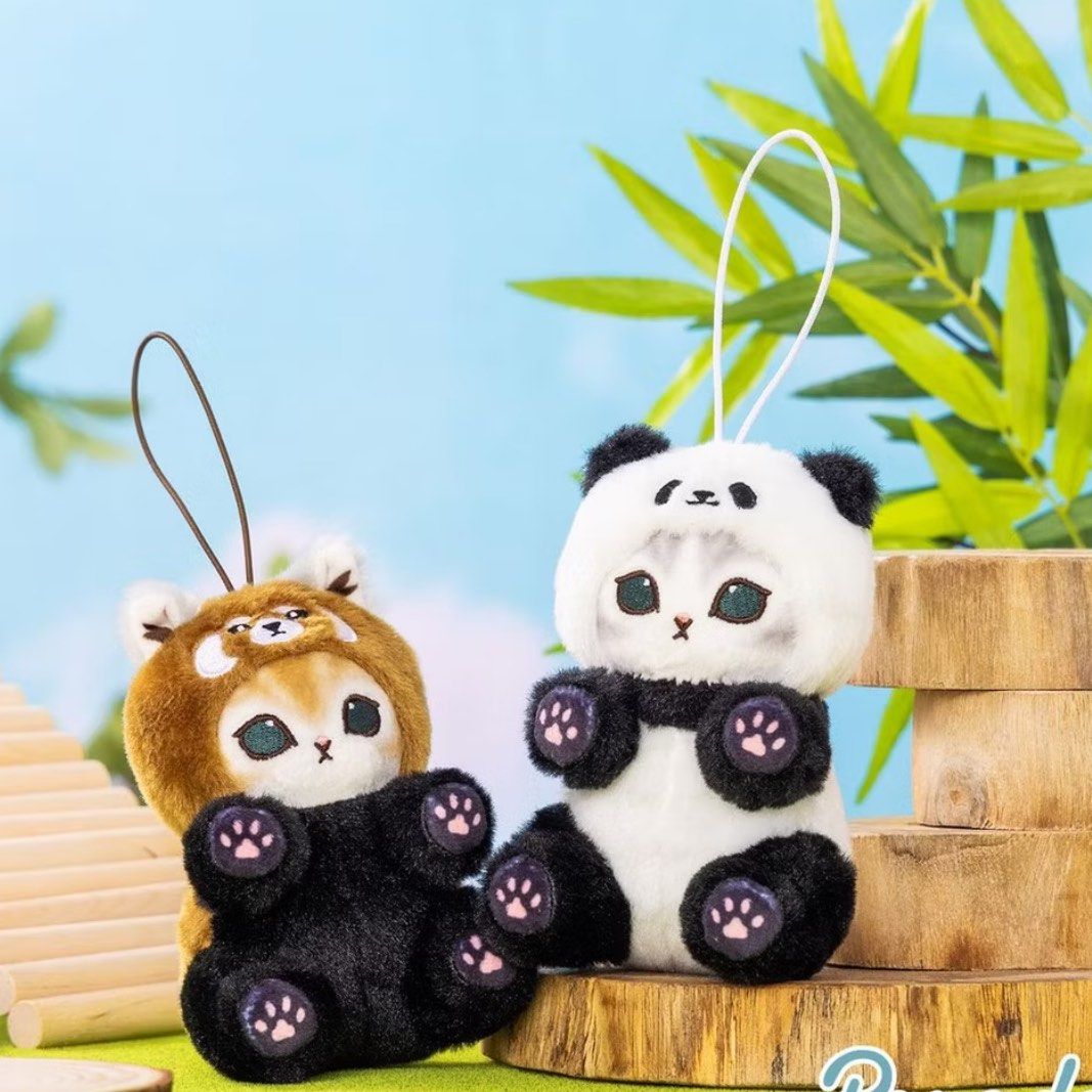 BNWT (5 pc) Japan mofusand panda nyan mascot red panda authentic Japan ...
