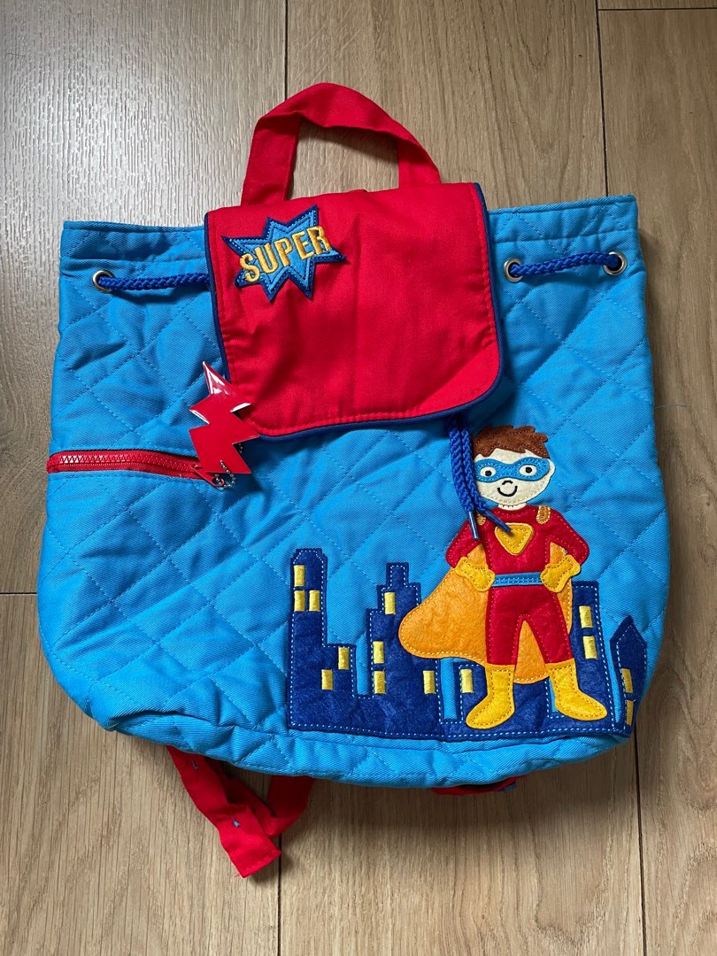 Boy super hero back pack Stephen Joseph blue, Babies & Kids, Going Out ...