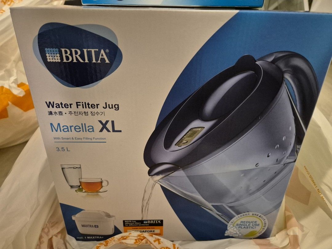 Brita Water Filter Jug Marella XL 3.5L, Furniture & Home Living, Kitchenware & Tableware ...