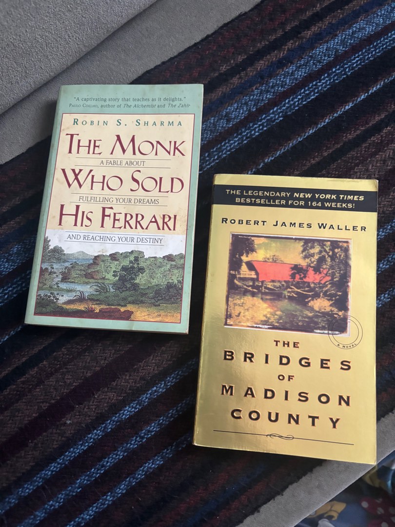 BUY 1 TAKE 1: The Monk who sold his Ferrari and The bridges of Madison ...