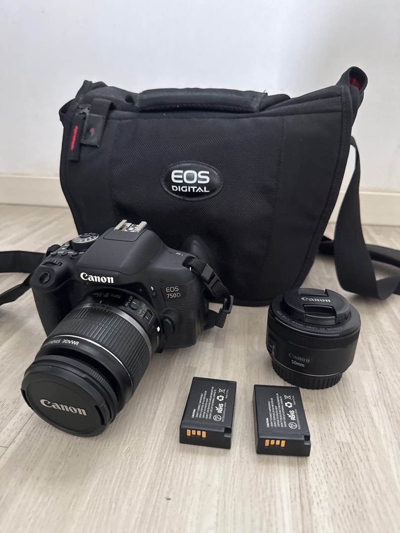 Canon EOS 750D DSLR , Photography, Cameras on Carousell
