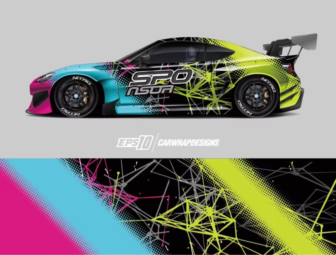 Car Sticker Decal, Logo & Livery & Custom Graphic Design, Car ...