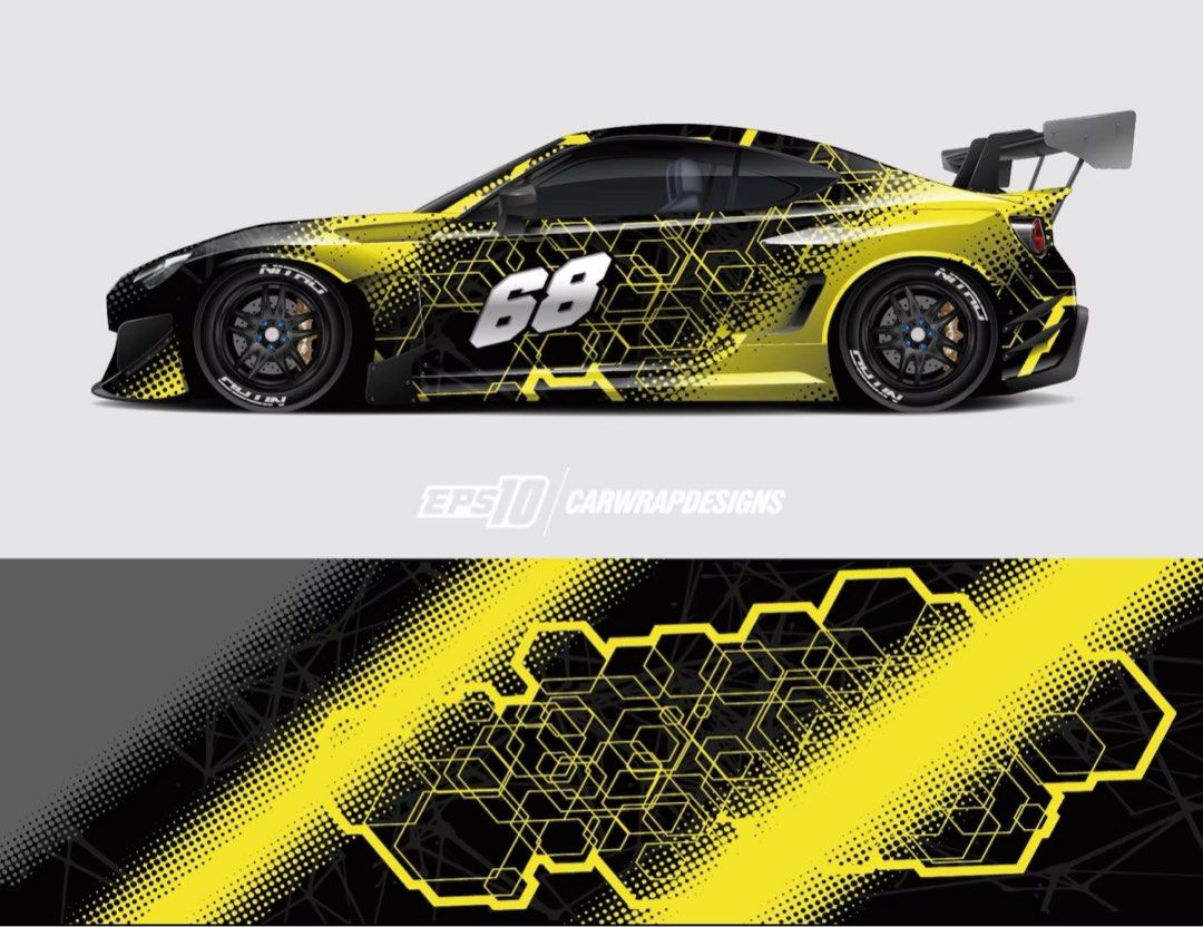 Car Sticker Decal, Logo & Livery & Custom Graphic Design, Car ...