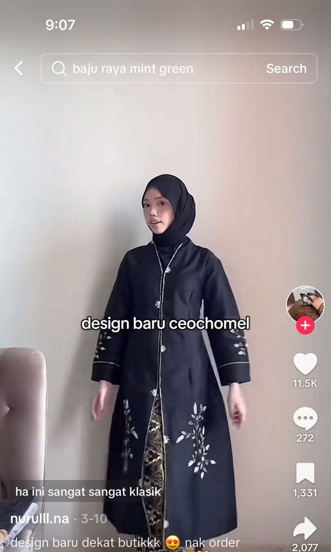 CEO CHOMEL NEW Seryaa Olive, Women's Fashion, Muslimah Fashion, Baju Kurung & sets on Carousell