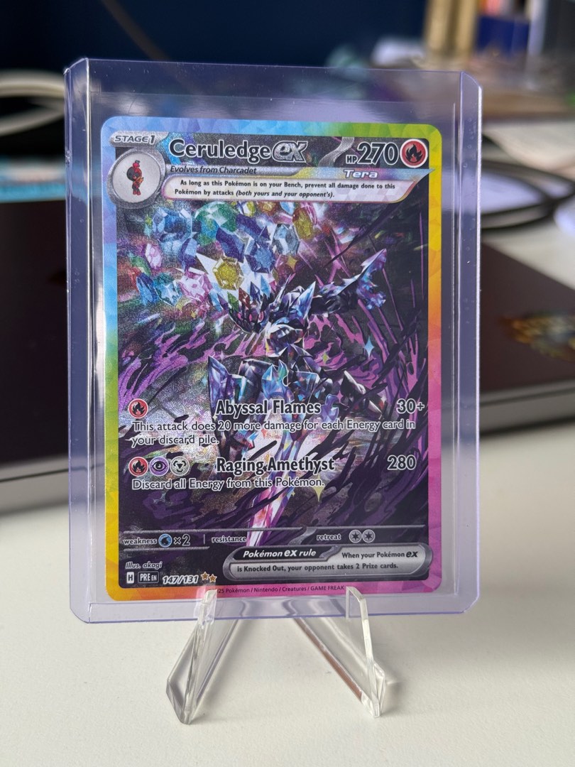 Ceruledge EX #147 Prismatic Evolutions Pokemon TCG, Hobbies & Toys, Toys & Games on Carousell
