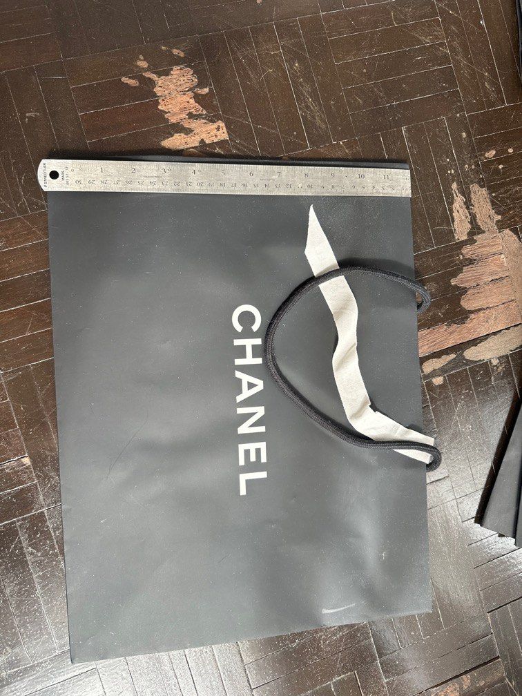 Chanel paper bag large, Luxury, Accessories on Carousell