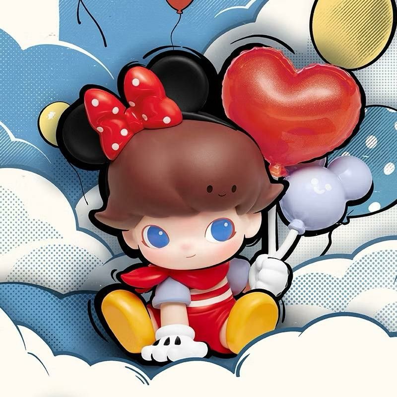(CO SHOPE3)(1 SATU SET) DIMOO WORLD x DISNEY Series Figures Original ...
