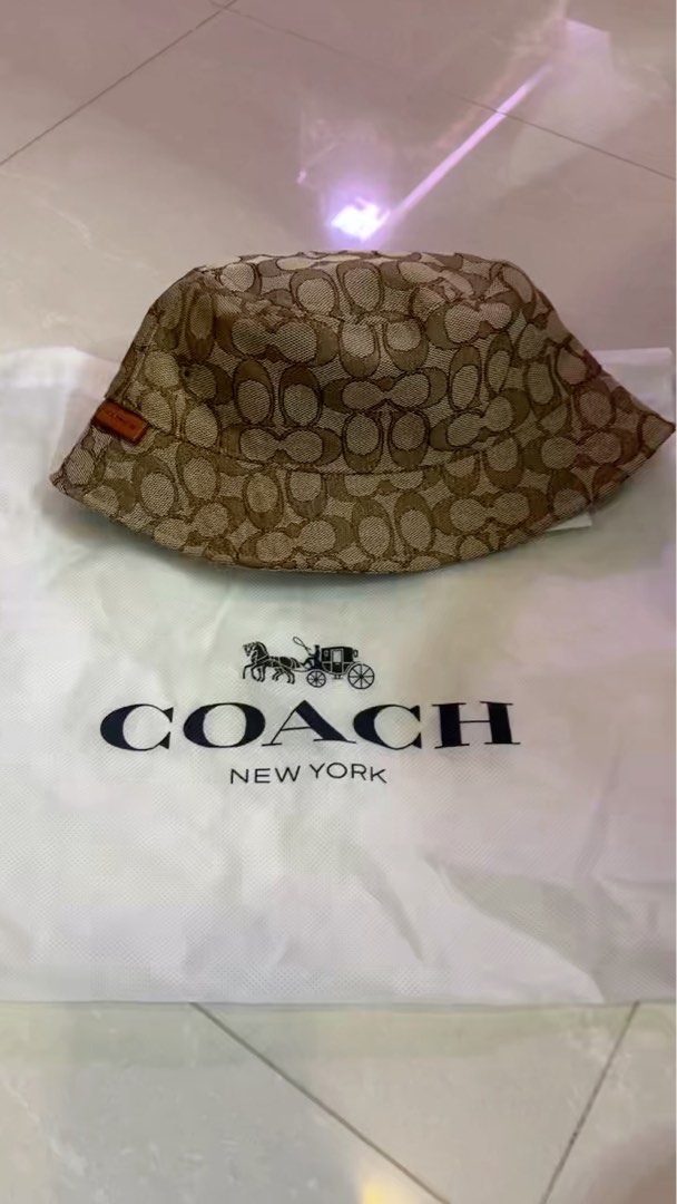 Coach Bucket Hat, Women's Fashion, Watches & Accessories, Hats ...