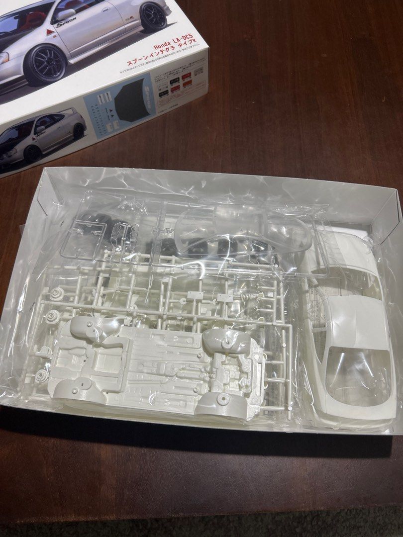 DC5 Type R Pre-Facelift DIY Model Kit Scale of 1/24, Car Accessories ...