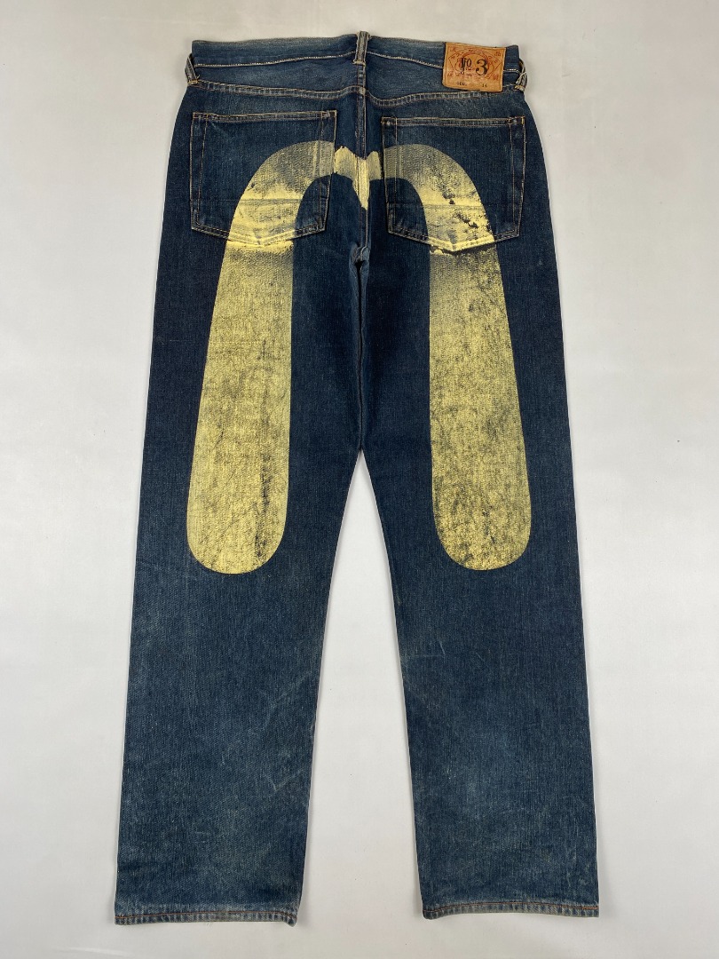 Evisu Lot 0001 Daicock Selvedge Denim, Men's Fashion, Bottoms, Jeans on Carousell