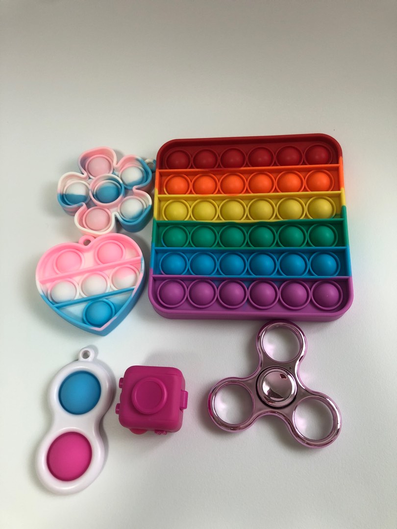 Fidgets Pop it, Mini Pop It, Fidget Spinner, Simpl Dimpl, Fidget Cube, Hobbies & Toys, Toys ...