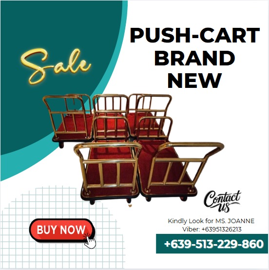 FOR Sale HEAVY-DUTY TROLLEY BELLMAN'S PUSH-CART BRAND NEW, Commercial ...