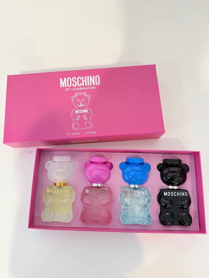 Free shipping perfume moschino toy set miniature 4 in 1, Beauty ...