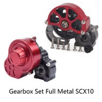 Full Metal HD Gearbox Set complete gear box for SCX10 rc car adventure ...