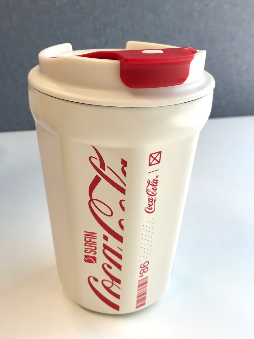 GERM Coca Cola 390ml tumbler 不鏽鋼 超輕 防漏 保溫 咖啡杯, 傢俬＆家居, 廚具和餐具, 廚水杯、水壺 ...