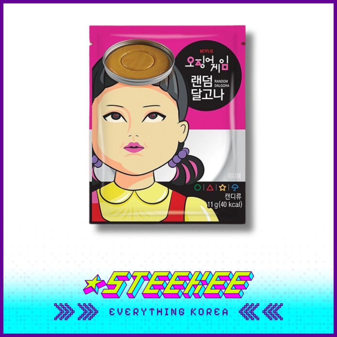 GS25 Netflix Squid Game Snacks Blind Pack Random Dalgona 11g by Steekee ...