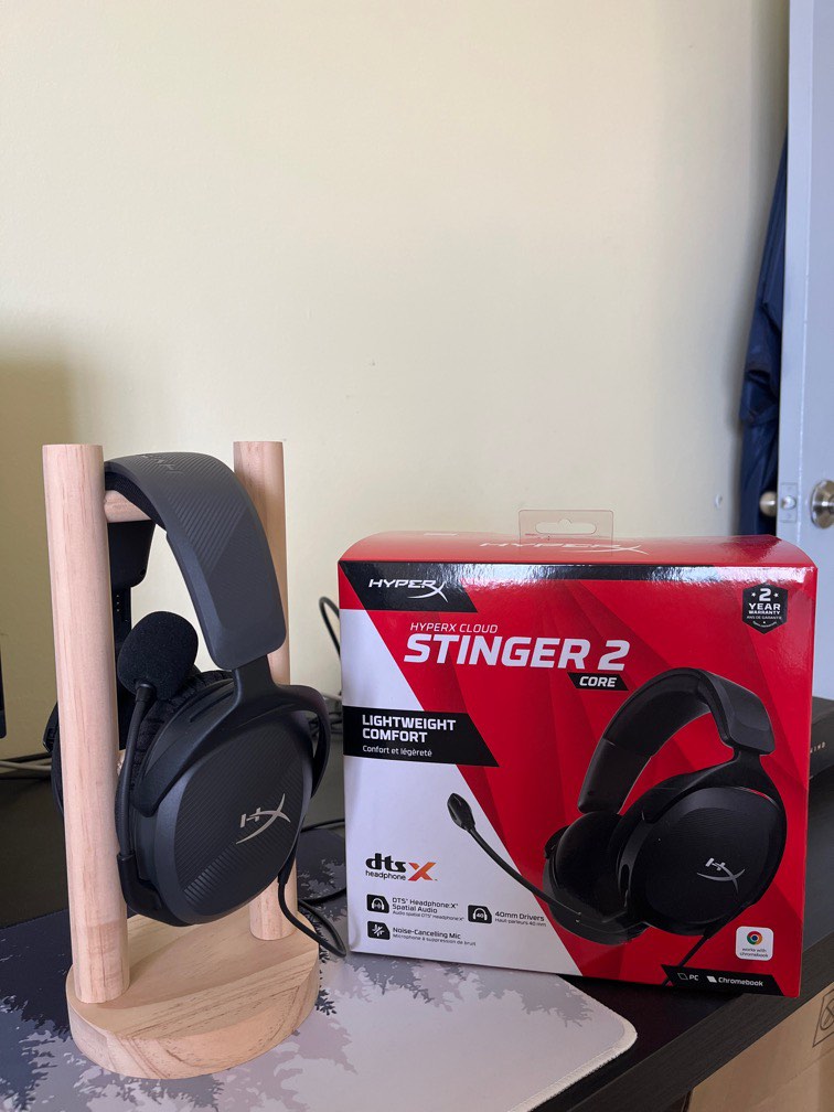 Headphones | HyperX Stinger 2 Core | Free Headphone Stand, Audio ...