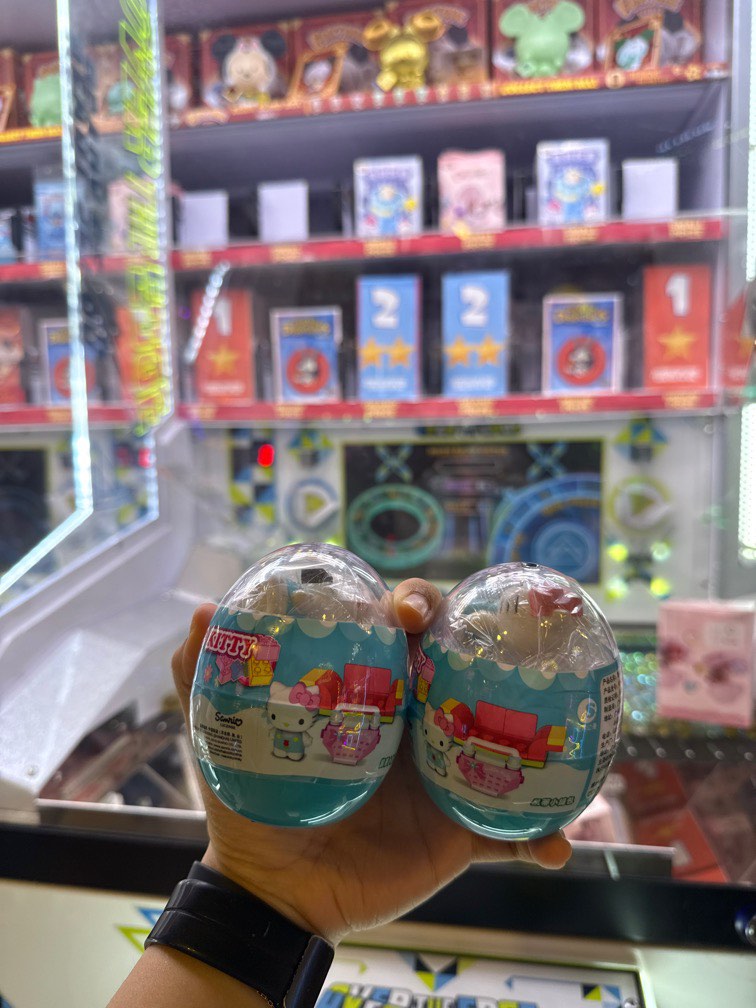 sanrio Hello Kitty egg lego display figurine , Hobbies & Toys, Toys ...