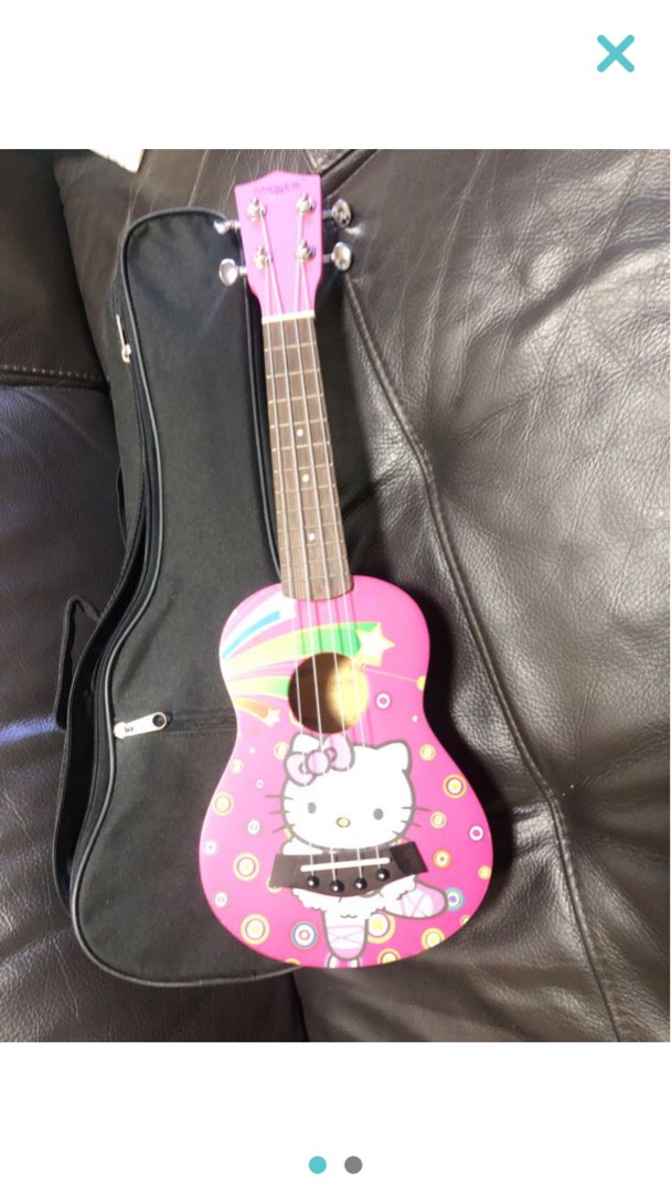 Hello Kitty ukelele, Hobbies & Toys, Music & Media, Musical Instruments ...