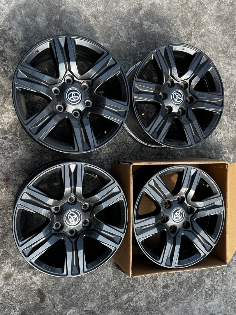 Hilux G stock mags, Car Parts & Accessories, Mags and Tires on Carousell