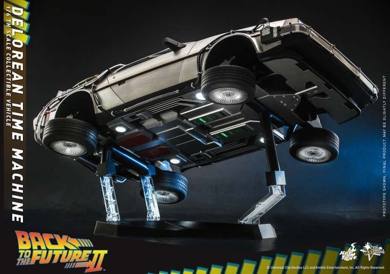 HOTTOYS Back to the Future II DeLorean Time Machine Car 1/6 scale ...