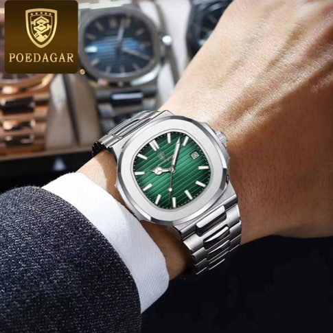 Hugo Poedagar Nautilus Blue & Green, Luxury, Watches on Carousell