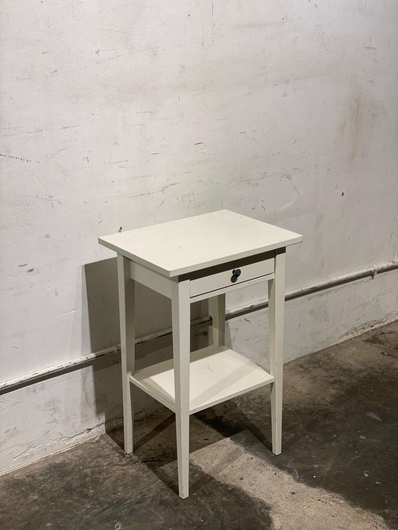 IKEA Hemnes Side Table, Furniture & Home Living, Home Decor, Other Home Decor on Carousell