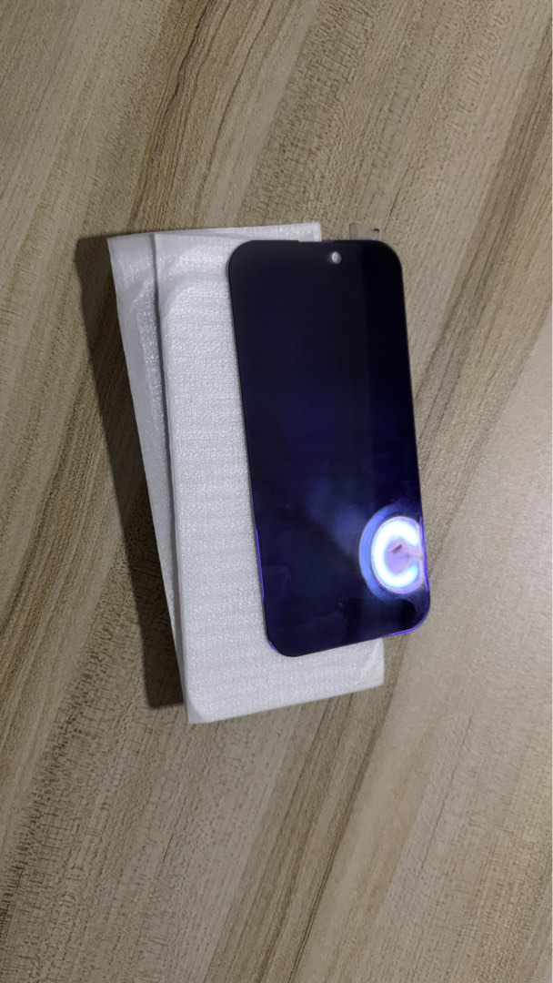 iPhone 16 pro privacy tempered glass, Mobile Phones & Gadgets, Mobile ...