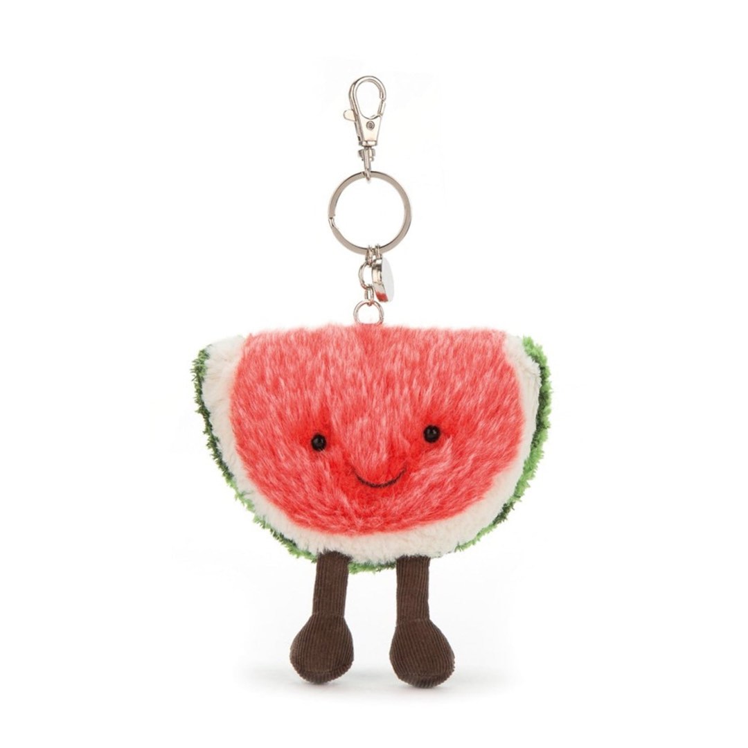 Jellycat Amuseables watermelon bag charm keychain, Hobbies & Toys ...