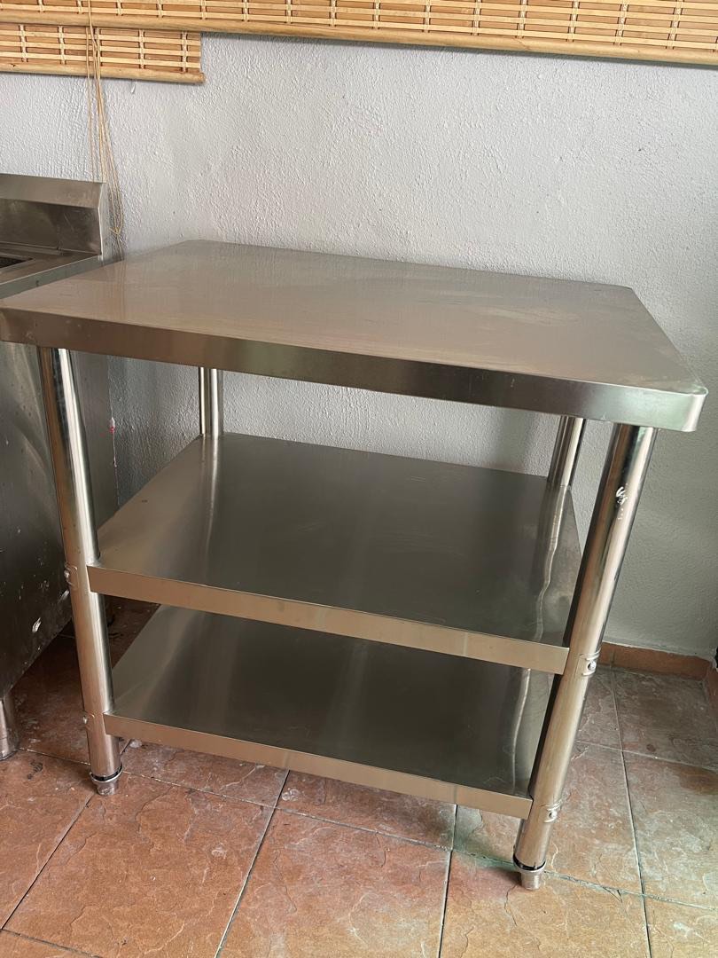 Kitchen Operating Table Round Corner Stainless Steel Kitchen Workbench ...
