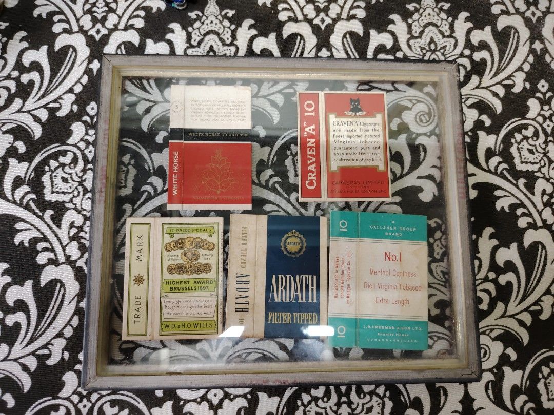 Kotak rokok lama siap frame, Hobbies & Toys, Collectibles & Memorabilia ...