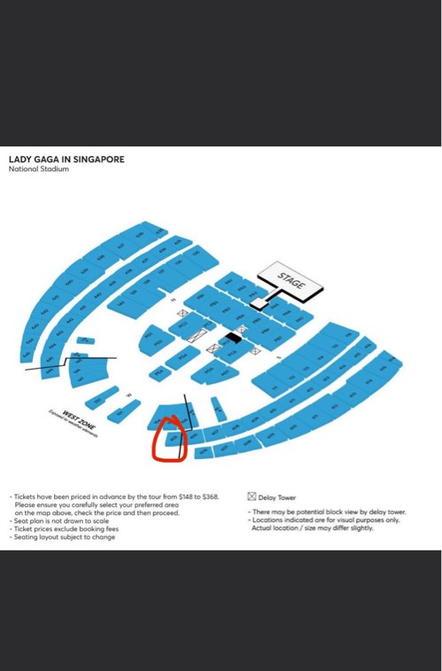 Lady Gaga Singapore Concert , Tickets & Vouchers, Event Tickets on ...