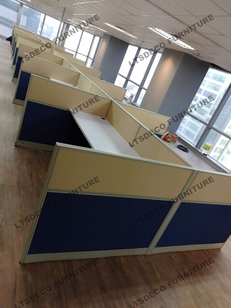 LAMINATED WORKSTATION OFFICE PARTITION, Furniture & Home Living, Office ...