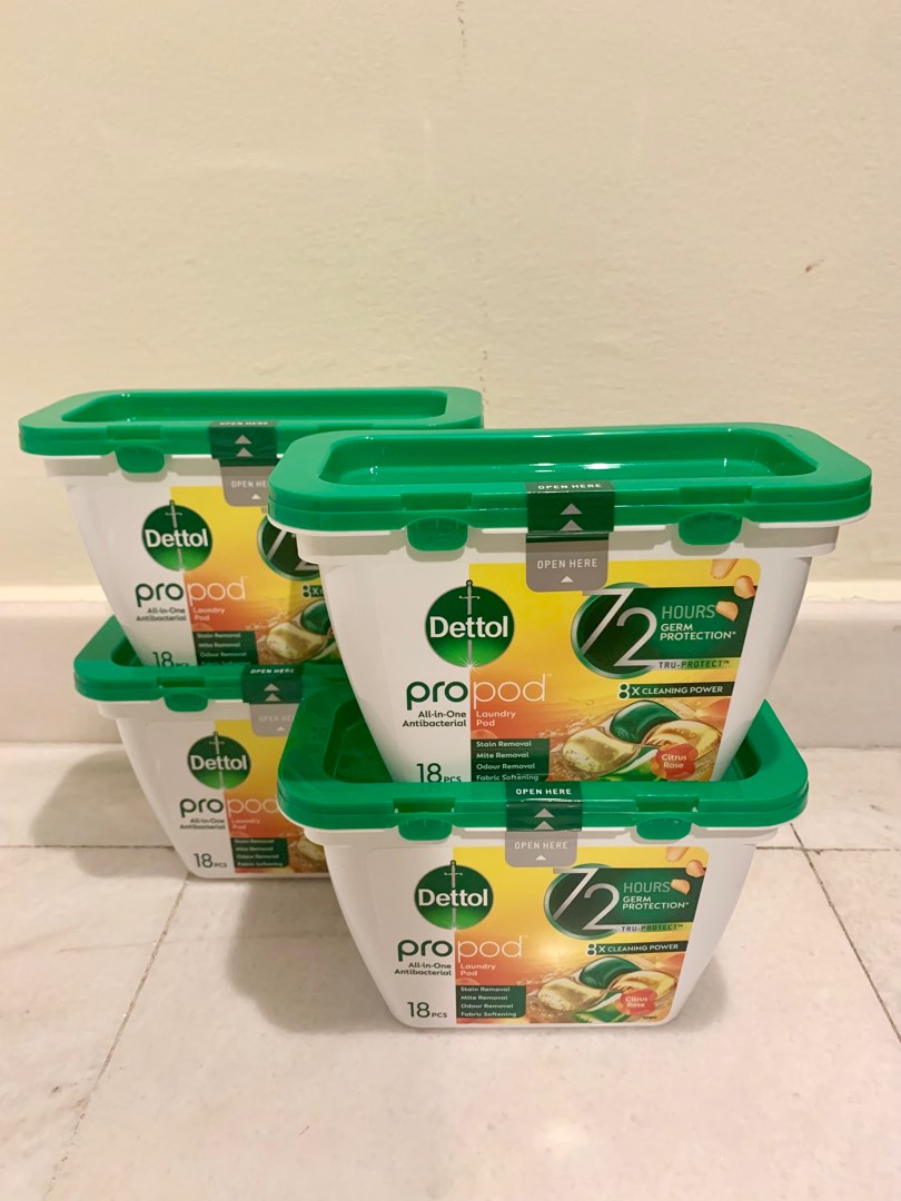 Laundry Pods Capsules Detergent Dettol (Brand New), Furniture & Home ...