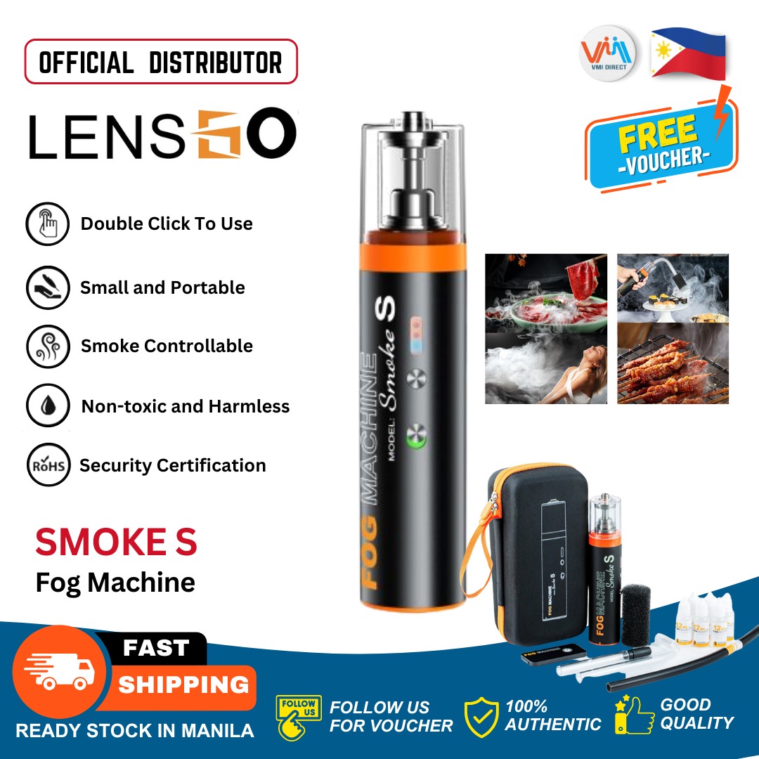 LENSGO Smoke S 30W Portable Hand-Held Fog Machine Studio Short Video ...
