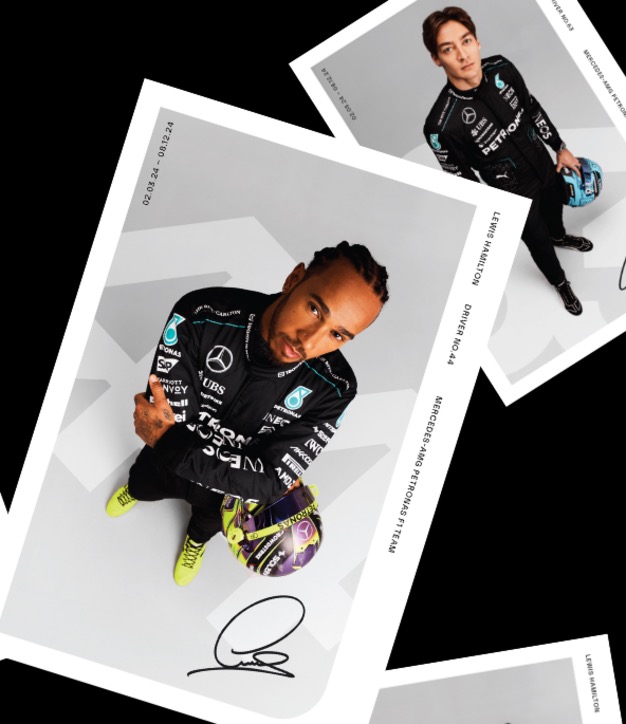 [LF/WTB] 2024 Mercedes F1 Driver Cards Lewis Hamilton, Hobbies & Toys ...
